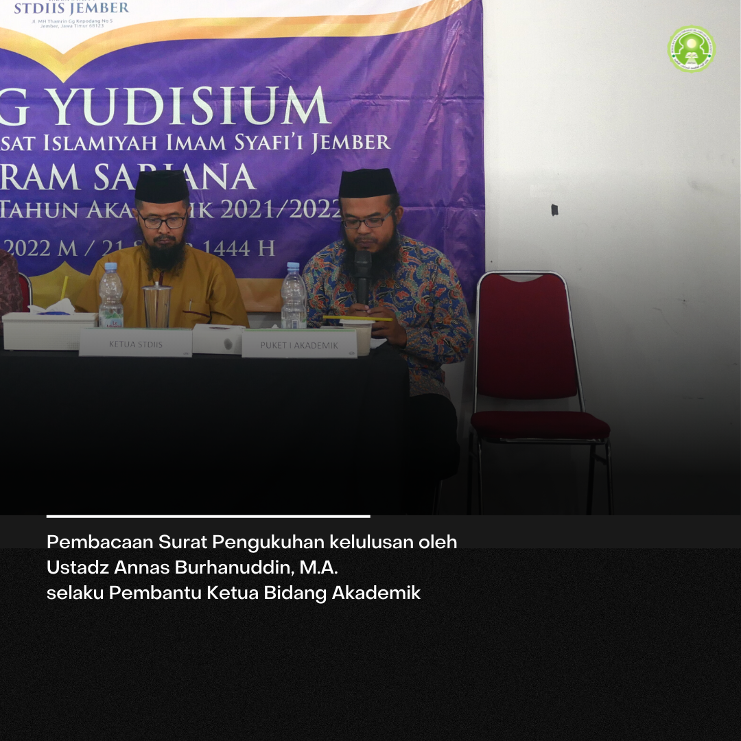 STDIIS | Sidang Yudisium Program Sarjana STDI Imam Syafi’i Jember