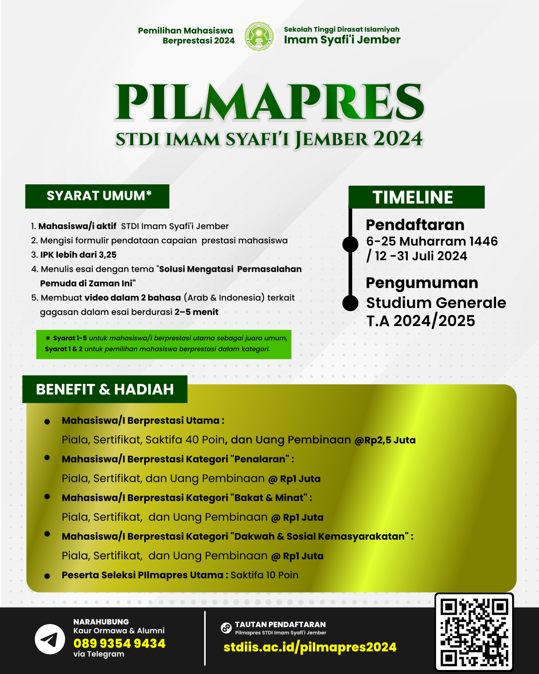STDIIS | PILMAPRES STDIIS 2024