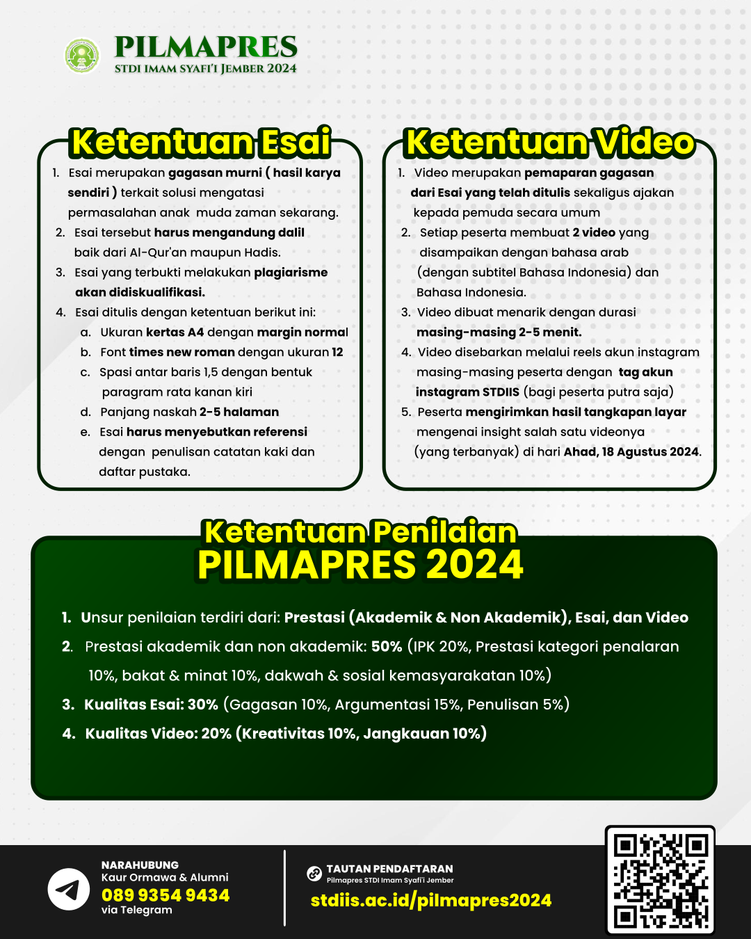 STDIIS | PILMAPRES STDIIS 2024